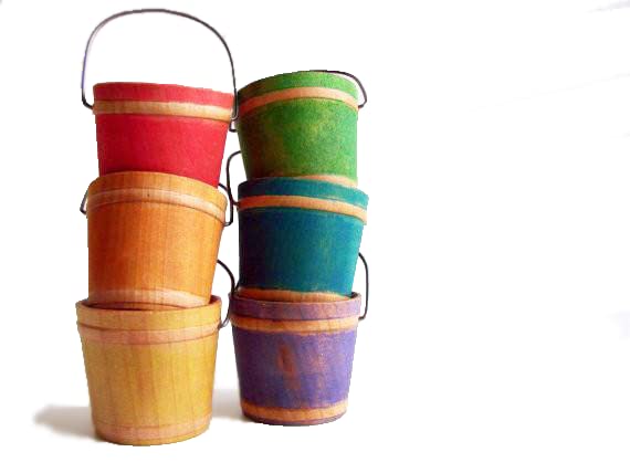 Amazon.com: Rainbow Color Sorting Buckets : Handmade Products
