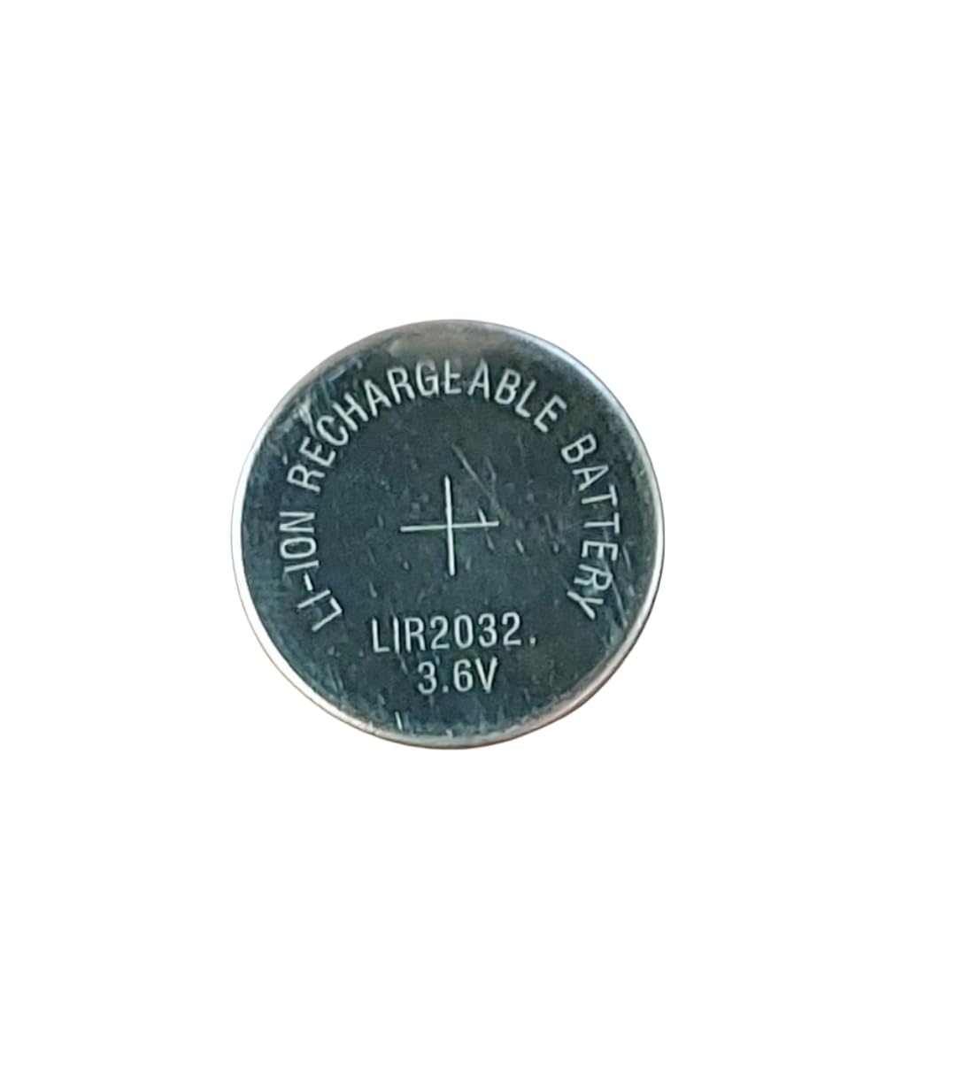 LIR2032 Rechargeable Battery, 3.6V, Lithium Ion Coin Cell : Amazon.in ...