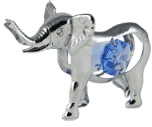 Amazon.com: Chrome Plated Baby Elephant Chrome Plated Free Standing ...