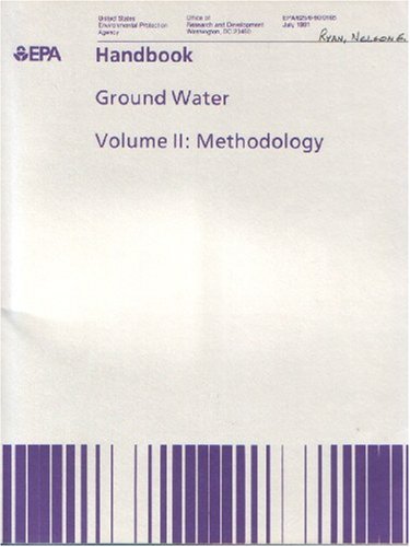 EPA Handbook: Ground Water (Methodology, Volume II) | Amazon.com.br