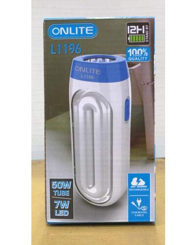 Confident Onlite L1196 50W Tube 7W LED Rechargeable Torch with ...