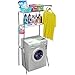 BAOYOUNI 2-Tier Over Washing Machine Storage Rack Metal Bathroom ...