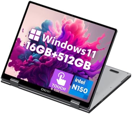 Amazon.com: CHUWI 2-in-1 Touchscreen Laptop 10.51'', 16GB RAM 512GB SSD ...