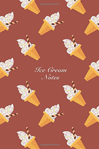 Buy Ice Cream Notes: 6"x9" Notebook Watercolor Texture Design Popsicle ...