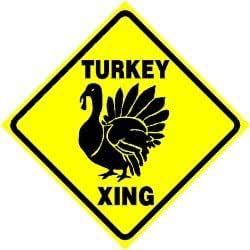 Amazon.com: Texsign Turkey Crossing Sign * Street Animal Bird : Home ...