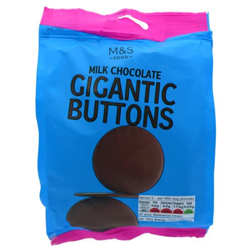 Amazon.com : Marks and Spencer Giant Chocolate Buttons 150g : Grocery ...