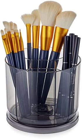 Amazon.com: Anyoifax 360 Rotating Makeup Brush Holder 7 Slots Makeup ...