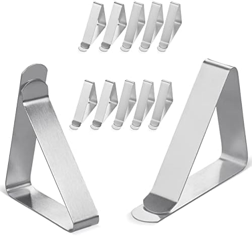 Amazon.com: 12 Pack Tablecloth Clips- Picnic Table Cloth Clips ...
