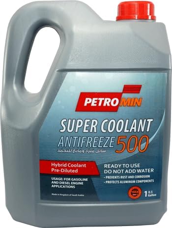 Petromin Red Antifreeze Coolant 500 Gallon 3.78 liter : Buy Online at ...