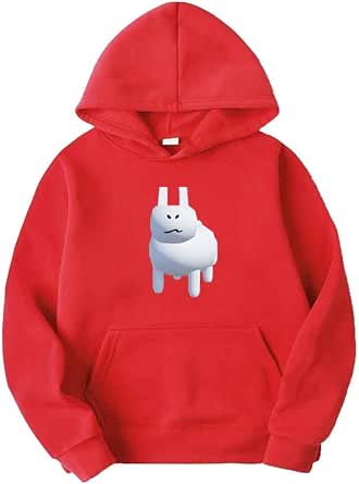 Amazon.com: Gakivit Adult The Rabbit Gubby Pullover Hoodie Men Funny ...