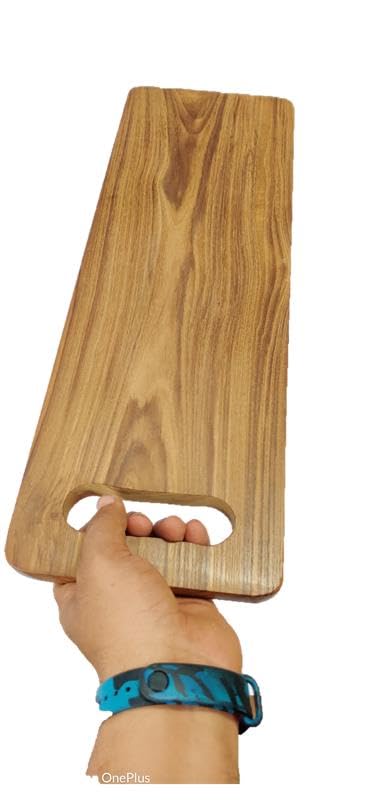 Buy Wooden Chopping Board Teak Wood Chop/Cutting Board | Reversible ...
