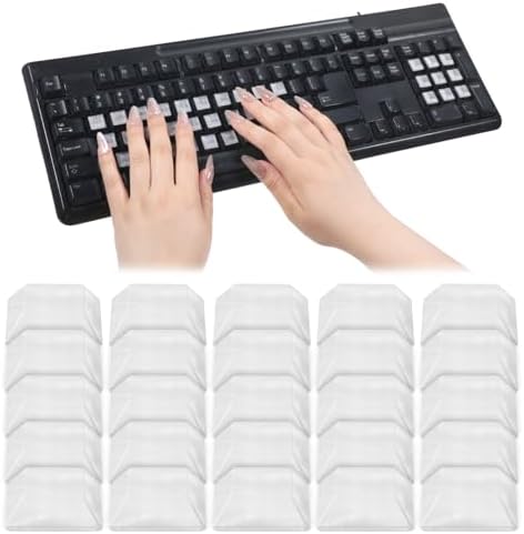 Amazon.com: 80 Pcs Raised Keyboard Stickers for Nail Art, Silicone ...