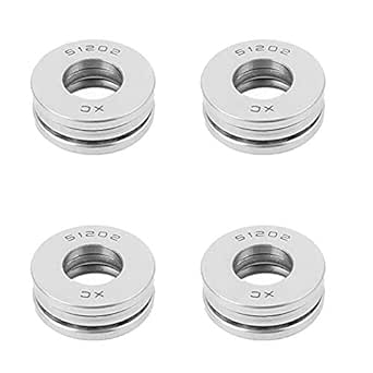 Thrust Bearing 2-Pack 51203 Thrust Ball Bearings - 17x35x12mm, Carbon ...