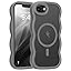 Amazon.com: Pepmune for iPhone 14 Pro Case, Curly Wave Frame Hard Translucent Matte Clear Back ...