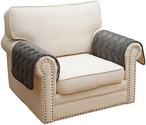 Amazon.com: EXTLEZSA Armrest Cover, 1/2/3 Seater Headrest Slipcovers, Nonslip Armchair Protector ...