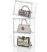 Amazon.com: Attelite Clear Purse Organizer for Closet, Plastic Handbag ...