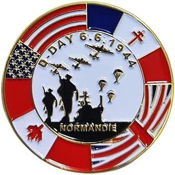 D Day 80th anniversary Lapel Pin Badge Brooch Decorations Gifts ...