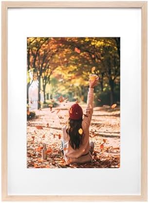 Amazon.com - KINLINK A2 Picture frame Brown, Wood frame with Acrylic ...