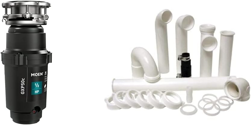Moen GXP50C Prep Series PRO 1/2 HP Continuous Feed Garbage Disposal ...