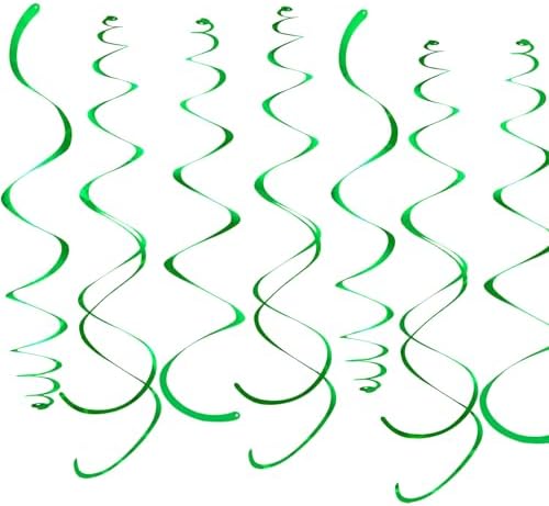 Amazon.com: 54 PCS Glittery Snowflakes Hanging Swirls Ceiling Streamers ...