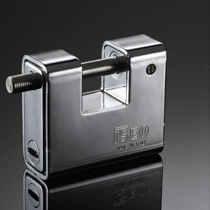Iseo High Security Padlock 90mm With Abloy Protec Core With 2 Keys And