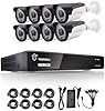 Amazon.com : TIGERSECU 1080P 8-Channel 4 Dome Cameras DVR Security ...