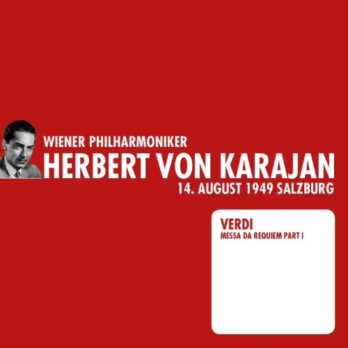 Verdi: Messa Da Requiem, Vol. 1 by Wiener Philharmoniker, Herbert von ...