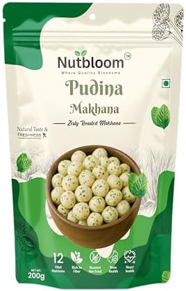 Nutbloom®–Roasted Fox Nuts with Spicy | Crunchy, Healthy & Guilt-Free ...