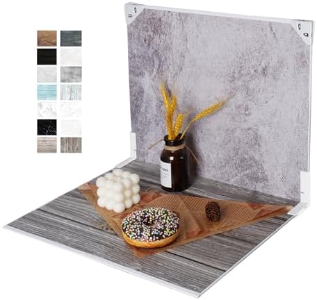 Food Photography Photo Backdrops Board: 7Pcs 12Patterns Product ...