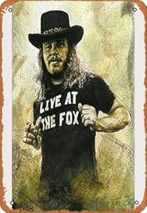 Amazon.com: Zuhhgii Metal sign - Ronnie Van Zant Poster Bar Wall Decor ...