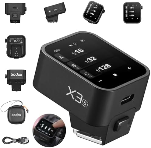 Amazon.com : Godox X3-N TTL Wireless Flash Trigger for Nikon Camera, OLED Touchscreen Flash ...