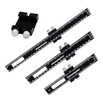 Marking Measuring Ruler, 6/8/12 Inch DIY Woodworking Measuring Tools ...