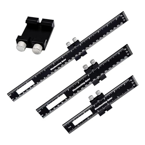 Marking Measuring Ruler, 6/8/12 Inch DIY Woodworking Measuring Tools ...