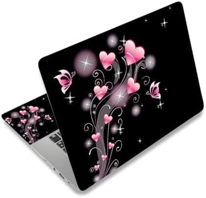 Amazon.com: Pink Butterfly11.6 13 13.3 14 15 15.6 inches Netbook Laptop ...