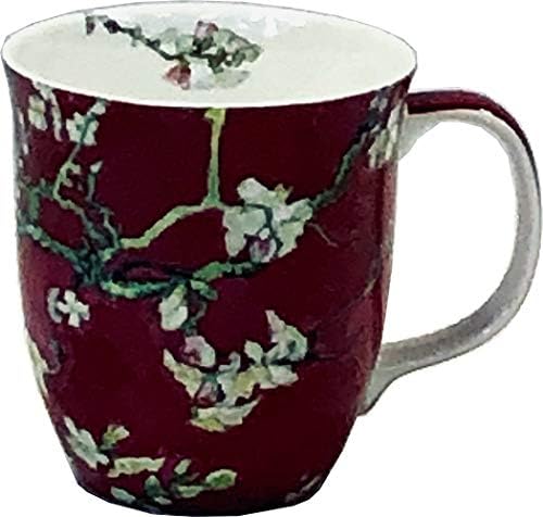 Amazon.com | McIntosh Trading Vincent Van Gogh Almond Blossom Fine Bone China Java Mug in ...