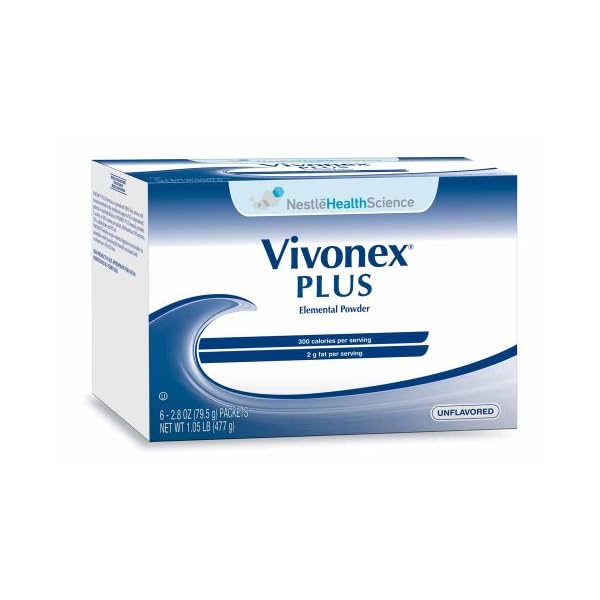 Vivonex Plus Elemental Powder, Unflavored, 2.8 oz Packet, 6 count (Pack of | Gourmetian