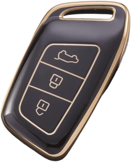 Hoodinter Soft TPU Premium Car Key Cover Compatible for Hector and ...