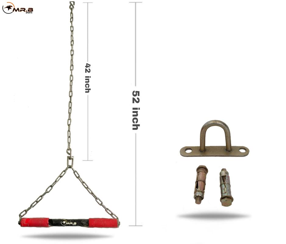 Buy MR.B SPORTS Steel Height Increase Pull Up Bar for Chin Ups Hanging ...
