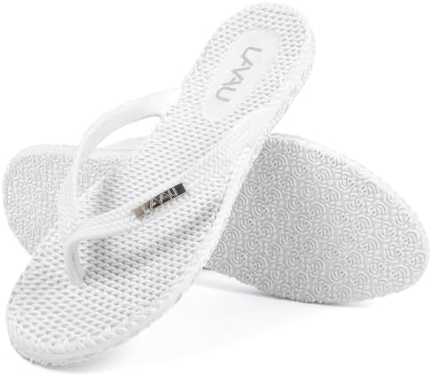 LAVAU Beach Flip Flops for Women, Water Sandals for Shower and Pool ...