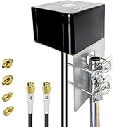 Maswell 5G 4G LTE Antenna Outdoor, 2X2 MIMO 700-6000MHz, Up to 4.5 dBi ...