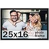 Amazon.com - 25x16 Frame Black Picture Frame - Complete Modern Photo ...