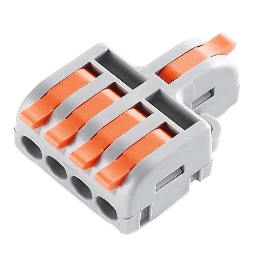POWER CONNECT 1 in 4 Out Quick Wire Connector, Speed wire Quick ...