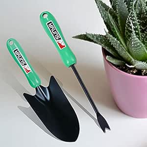 Kraft Seeds Sunya Tool Combo Pack of 2 Gardening Green Plastic Handle ...