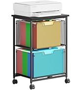 Amazon.com: Sbanmao Rolling File Cart with 4 Storage Drawers, Filing ...