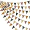 Amazon.com: 32Ft Fall Banner Decorations Triangle Flag Fabric Pennant ...