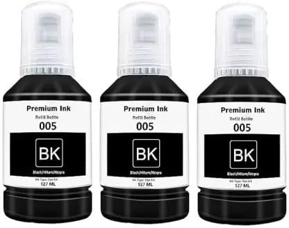 CRIBA 005 127ML*3 Black Ink Bottle Compatible Refill Ink for Epson L130 ...