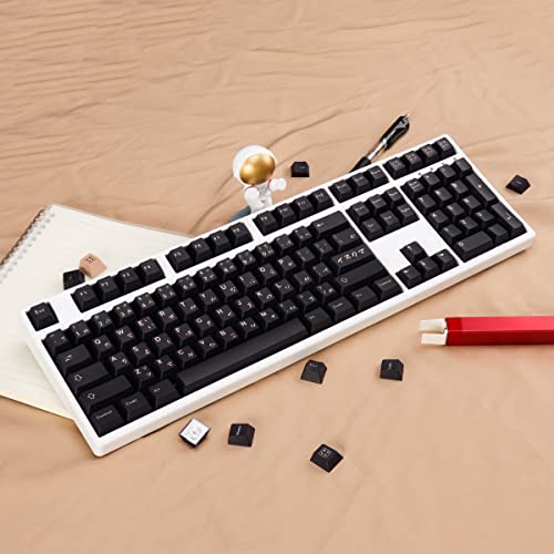 Inukuma Keycaps 129 Keys Dye Sub PBT Japanese Keycaps Set for Cherry Mx ...