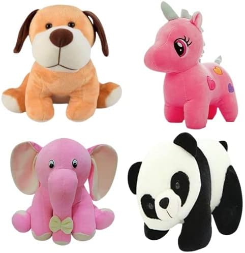 Buy Future Shop Pack of 4 Soft Toy for Cute Kids Baby Boys/GirlsStuffe ...