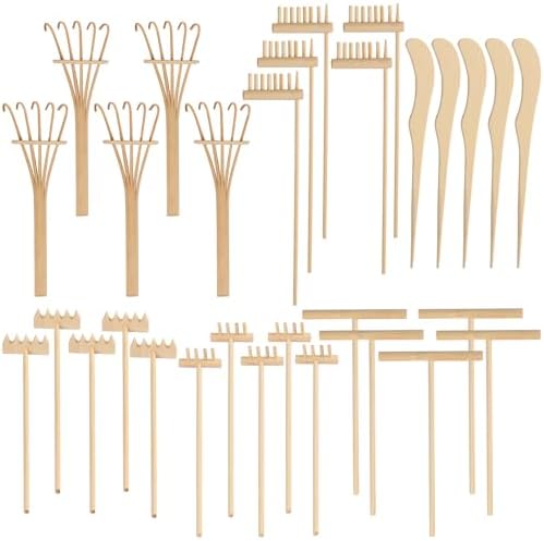 Amazon.com : GNIEMCKIN 30 PCS DIY Sand Zen Garden Tools, Mini Zen ...