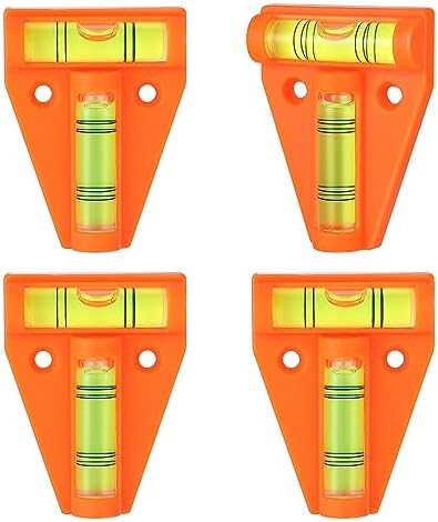 BUBBLE LEVELS | 4 Pack | Magnetic | T-Level | Mini Spirit Level ...